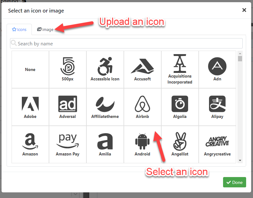 Adding Icons - All in One Forms