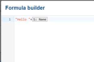 Using formulas in field settings - All in One Forms