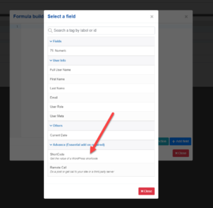 Using WP shortcodes in your form - All in One Forms